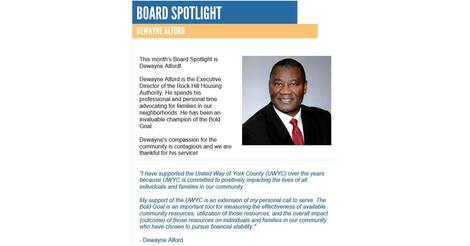 United Way Spotlights Executive Director Dewayne Alford (01/14/2022 ...